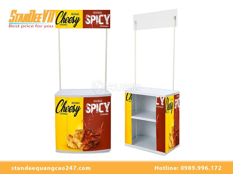 Booth sampling nhựa đẹp & chất lượng